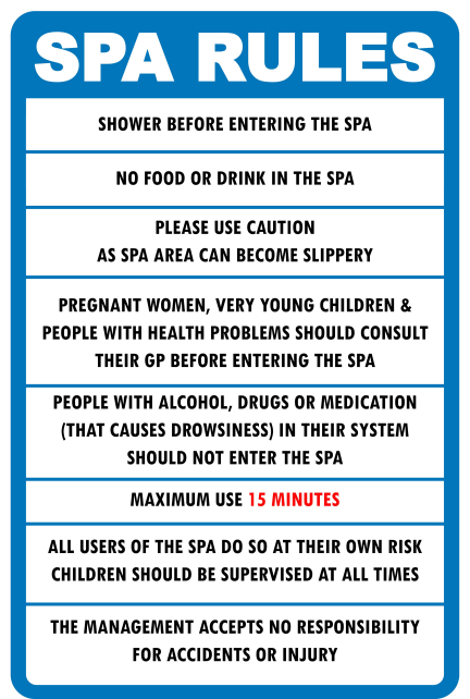 Spa Rules